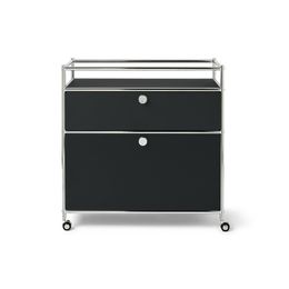 Tchibo - Kommode Metall &raquo;Cn3&laquo; mit 1 Schublade - 77x40x80cm - schwarz -