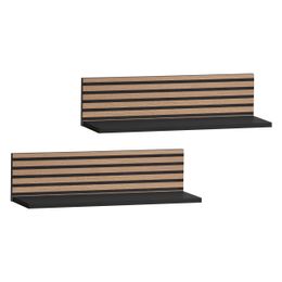 Tchibo - 2 Regale &raquo;Ryker&laquo; - 60x17,3x15,7cm - schwarz -
