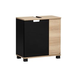 Tchibo - Waschbeckenunterschrank &raquo;Emmik&laquo; - 60x32,5x62,5cm - schwarz -
