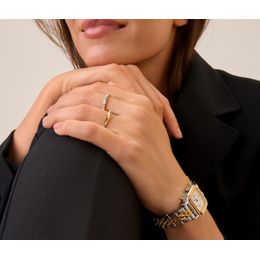 Tchibo - 925 Silber Ring Octagon - Damen - Gr. 17 - wei&szlig;