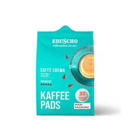 EDUSCHO Kaffeepads Caff&egrave; Crema - 32 Pads - Intensit&auml;t: 5/5