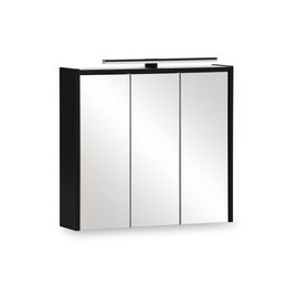 Tchibo - Spiegelschrank &raquo;Emmik&laquo; - 65x16x62,5cm - schwarz -