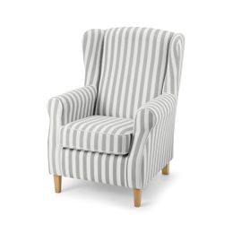 Tchibo - Ohrensessel &raquo;Luke&laquo; - 77x86x103cm - hellgrau -