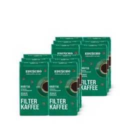 EDUSCHO Filterkaffee Kr&auml;ftig - 12 x 500 g Gemahlen - Intensit&auml;t: 5/5