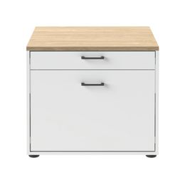 Tchibo - Waschmaschinenunterschrank &raquo;Solea&laquo; mit W&auml;schekorb-Auszug und Schublade - 67x60x60cm - anthrazit -