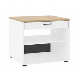Tchibo - Waschmaschinenunterschrank &raquo;Solea&laquo; mit W&auml;schekorb-Auszug - 67x60x60cm - anthrazit -