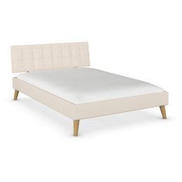 Rauch Bett &raquo;Mavi-Extra&laquo; mit Polsterkopfteil - 147x216x90cm - beige -