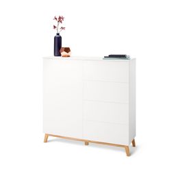 Tchibo - Kommode - 120x38x117,5cm - braun -