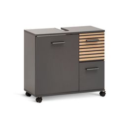 Tchibo - Waschbeckenunterschrank &raquo;Katta&laquo; - 65x32x60cm - anthrazit -