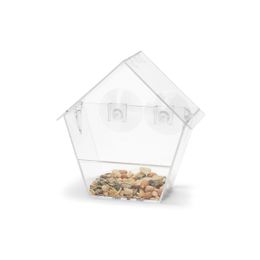 Tchibo - Fenster-Vogelfutterhaus - transparent