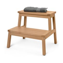 Tchibo - Tritthocker aus Massivholz - 44,5x40,3x38,5cm - naturfarben -