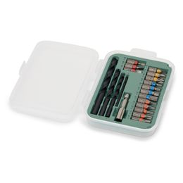 Tchibo - Set f&uuml;r Schraub- und Bohrmaschine - silber