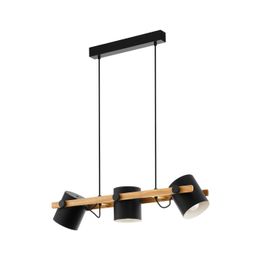 Eglo 3er-Pendelleuchte &raquo;Hornwood&laquo; - 78x21x110cm - schwarz -
