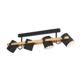 Eglo Deckenleuchte &raquo;Hornwood&laquo; - 100x19x27,5cm - schwarz -