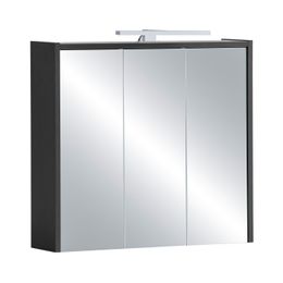 Tchibo - Spiegelschrank &raquo;Sonderby&laquo; - 65x16x62,7cm - anthrazit -