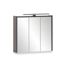 Tchibo - Spiegelschrank &raquo;Katta&laquo; - 65x16x62,5cm - anthrazit -