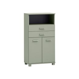 Tchibo - Highboard &raquo;Mono&laquo; - 60x32,5x110,5cm - anthrazit -