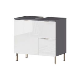 Tchibo - Waschbecken-Unterschrank &raquo;Mauresa&laquo; - 60x34x56cm - chrom -