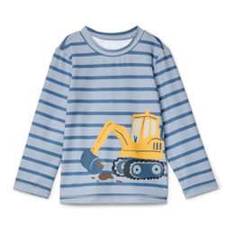 Tchibo - Kinder-Shirt mit UV-Schutzfaktor 50+ - Jungen - Gr. 122/128 - dunkelblau/gestreift