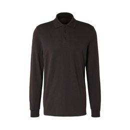 Tchibo - Langarm-Poloshirt - Herren - Gr. XXL - dunkelbraun
