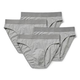 Tchibo - 4 Slips - Herren - Gr. M/5 - grau