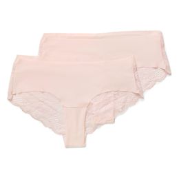 Tchibo - 2 Magic-Cut-Brazil-Slips - Damen - Gr. S - ros&eacute;