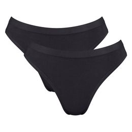 Sloggi GO Sense High leg 2P - Damen - Gr. S - schwarz