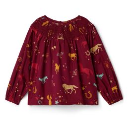 Tchibo - Kinder-Bluse - M&auml;dchen - Gr. 110/116 - weinrot