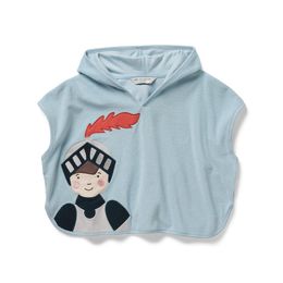 Tchibo - Frottierponcho - Kinder - Gr. 98/104 - hellblau