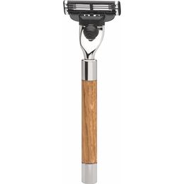 ERBE&reg; Rasierer Gillette Mach3 Rostfrei, Eiche