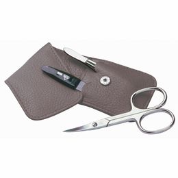 Erbe Solingen Manicure Taschenetui Taupe Blisterverpackung