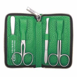 Erbe Solingen Manicure Rv-Etui Inox Gr&uuml;n Serie "Piemont"