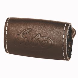 ERBE&reg; Klingenschutz "Hannibal" f&uuml;r Rasierhobel Leder Braun