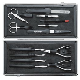 Erbe Solingen Manicure Etui "Imperial" Schwarz