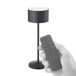 Sigor Akku-Tischleuchte Veluna 245mm nachtschwarz Remote