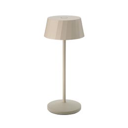 Sigor Facetta - Akku-Tischleuchte, 225mm, d&uuml;nenbeige