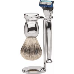 ERBE&reg; Rasiergarnitur Gillette Fusion 3-Tlg Silberspitz, Silber-Gl&auml;nzend
