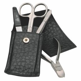 Erbe Solingen Manicure Etui Rostfrei Black 4-Tlg