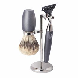 ERBE&reg; Rasiergarnitur Gillette Mach 3 Stone Edelharz S10310MT