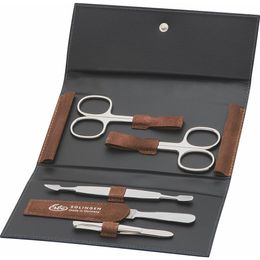 Erbe Solingen Manicure Etui Dk Inox 5-Tlg. Cognac