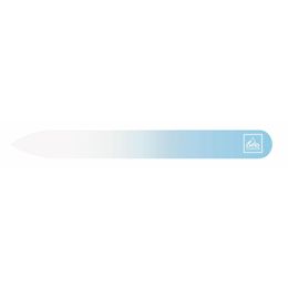 Erbe Solingen Glasfeile "Soft-Touch Pastell" Blau 90x3mm,Zweiseitig, Box Blau