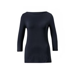 Tchibo - Shirt mit 3/4-Arm - Damen - Gr. S - dunkelblau