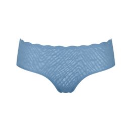 Sloggi Zero Feel Bliss Hipster - Damen - Gr. S - blau/jacquard