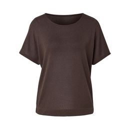 Tchibo - Strukturiertes Shirt - Damen - Gr. XL - braun