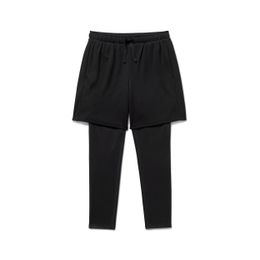 Tchibo - Kinder-Sporttight mit Shorts - Kinder - Gr. 146/152 - schwarz