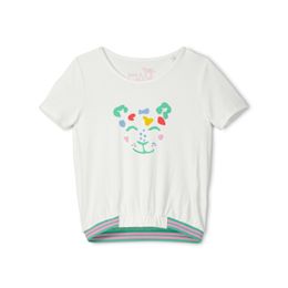 Tchibo - T-Shirt in Schlupfform - Baby - Gr. 86/92 - beige/print