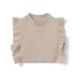 Tchibo - Kinder-Strickpullunder - M&auml;dchen - Gr. 110/116 - beige