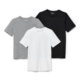 Tchibo - 3 Kinder-T-Shirts - Jungen - Gr. 158/164 - schwarz