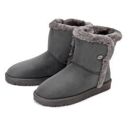 Tchibo - Gef&uuml;tterte Boots - Damen - Gr. 42 - grau