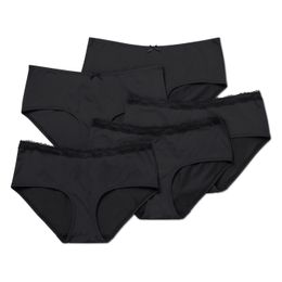 Tchibo - 5 Pantys - Damen - Gr. XXL - schwarz